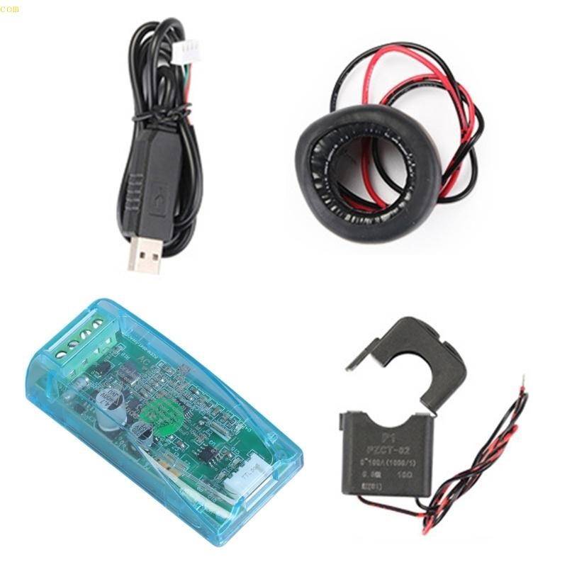 CBY* โมดูลสื่อสาร PZEM 004T รุ่น Watt-hour Meter Modbus-RTU Energy ...