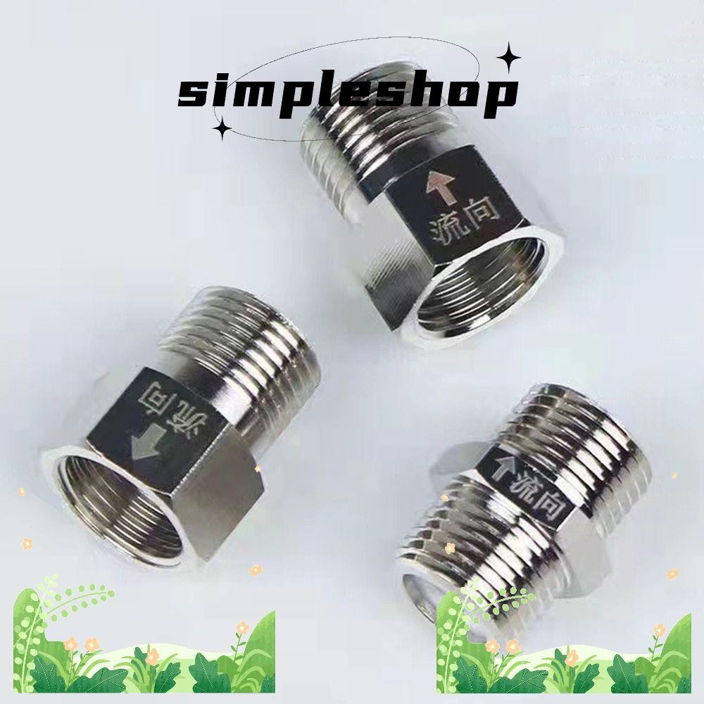SIMPLESHOP เช็ควาล์ว, 1/2 "G1/2 20 มม.ชายหญิงด้าย One-way วาล์ว, ฮาร์ดแวร์ทนทานอุปกรณ์เสริม ...