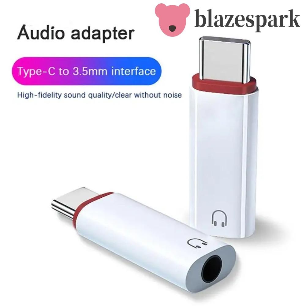 BLAZESPARK ชุดหูฟังแบบมีสาย Type C Converter, 3.5 มม.หญิง Type C ชาย Type-C ถึง 3.5 มม., สาย ...
