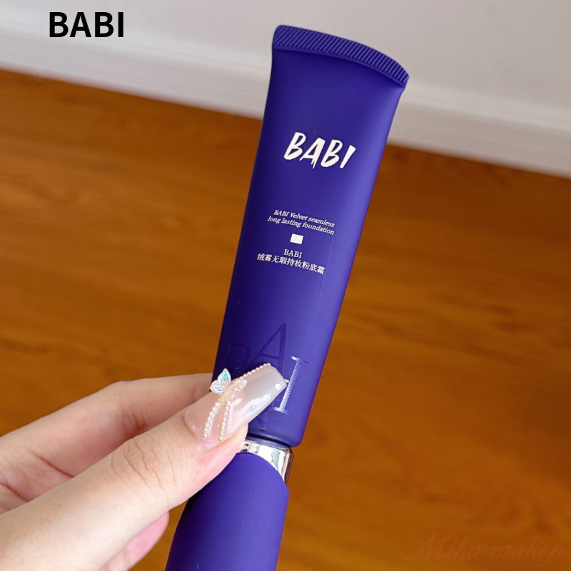 BABI รองพื้นชนิดน้ำให้ความชุ่มชื้นชัดเจนและแต่งหน้า-ถือ | Shopee Thailand