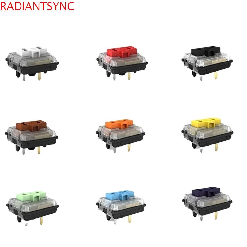 RADIANTSYNC คีย์บอร์ด Low Profile Switch, มินิอะคริลิคต่ํา RGB คีย์ปุ่มกด, คีย์บอร์ดแบบกลไก RGB ...