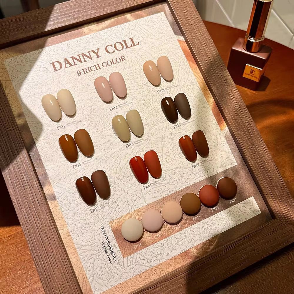 Danny coll Caramel Macchiato 9 colors สีโทนน้ำตาลคาราเมล 9 เฉดสี พร้อม ...