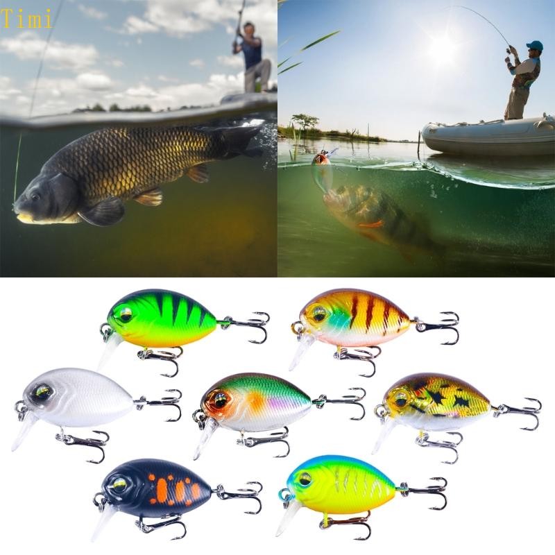 Timi ประดิษฐ์พลาสติก Hard เหยื่อ Minnow Fishing Lure Crankbait ...