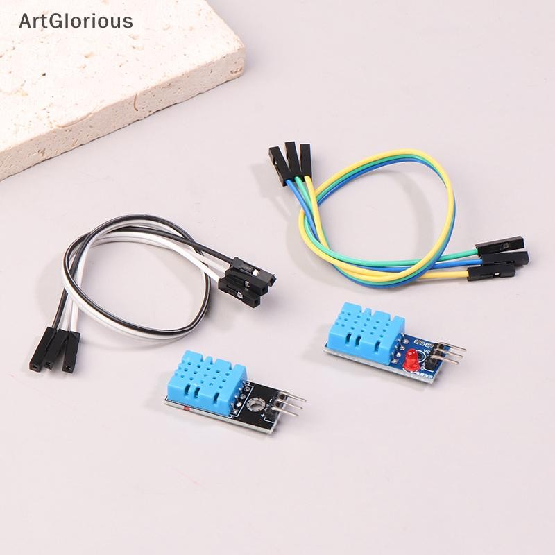 Art KY-015 DHT-11 DHT11 อุณหภูมิดิจิตอลและระบายความชื้นเซนเซอร์โมดูล ...