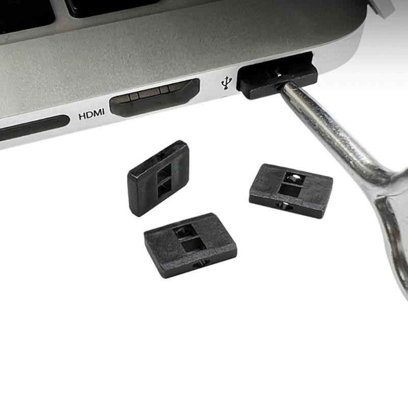 MT แบบถอดได้ USB Blocker USB A ล็อคความปลอดภัยสําหรับโน้ตบุ๊กและแล็ปท็ ...