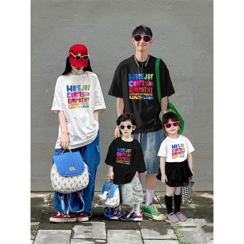 🔥พร้อมส่ง&COD🔥RINA STUDIO🔥 เสื้อยืดแบบใหม่ปี 2025 ชุดแม่และลูกสาว babyt-shirt แม่ ครอบครัว ชุด ...