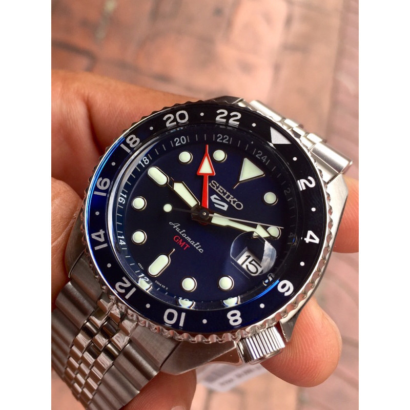 ข้อมือSeiko 5Sport GMT Automatic Diver’s 100M SSK003K | Shopee Thailand