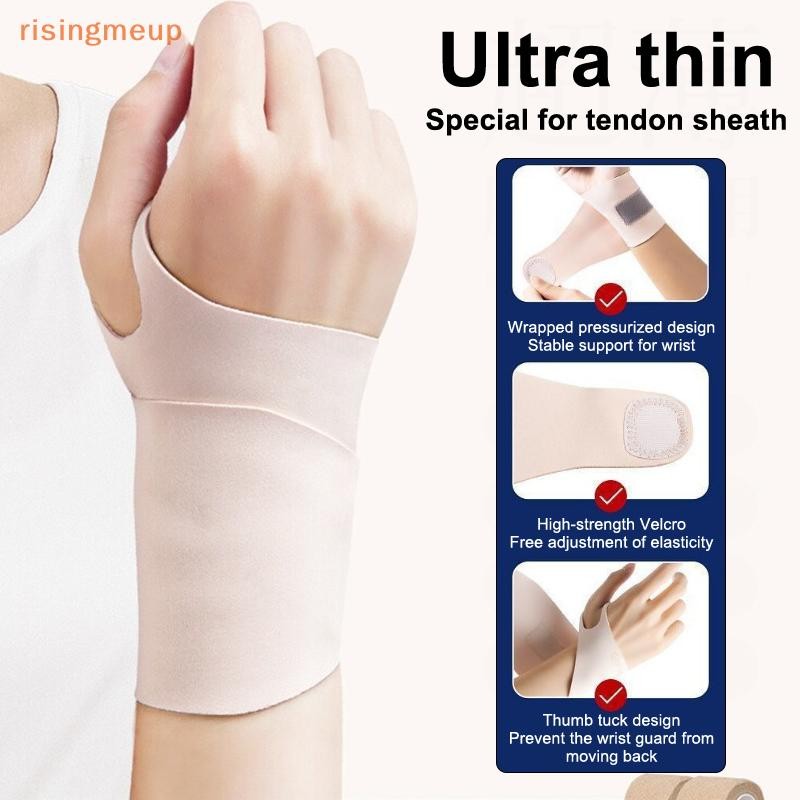 [risingmeup] สายรัดข้อมือแบบปรับได้ ความปลอดภัย ป้องกันการบาดเจ็บ Carpal Protector สำหรับยิมและ ...