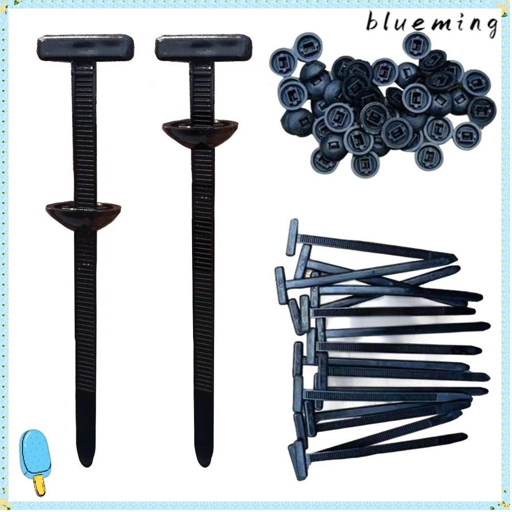 BLUEMING2 20/50100 ชิ้น Heavy Duty Nylon Zip Ties,อเนกประสงค์ไนลอนหัว ...