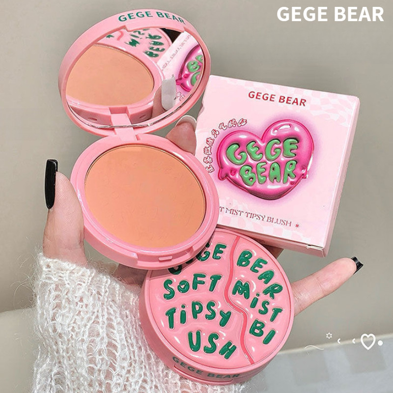 GEGE BEAR บลัชออนขาวดำ ผิวด้าน ไวท์เทนนิ่งธรรมชาติ | Shopee Thailand