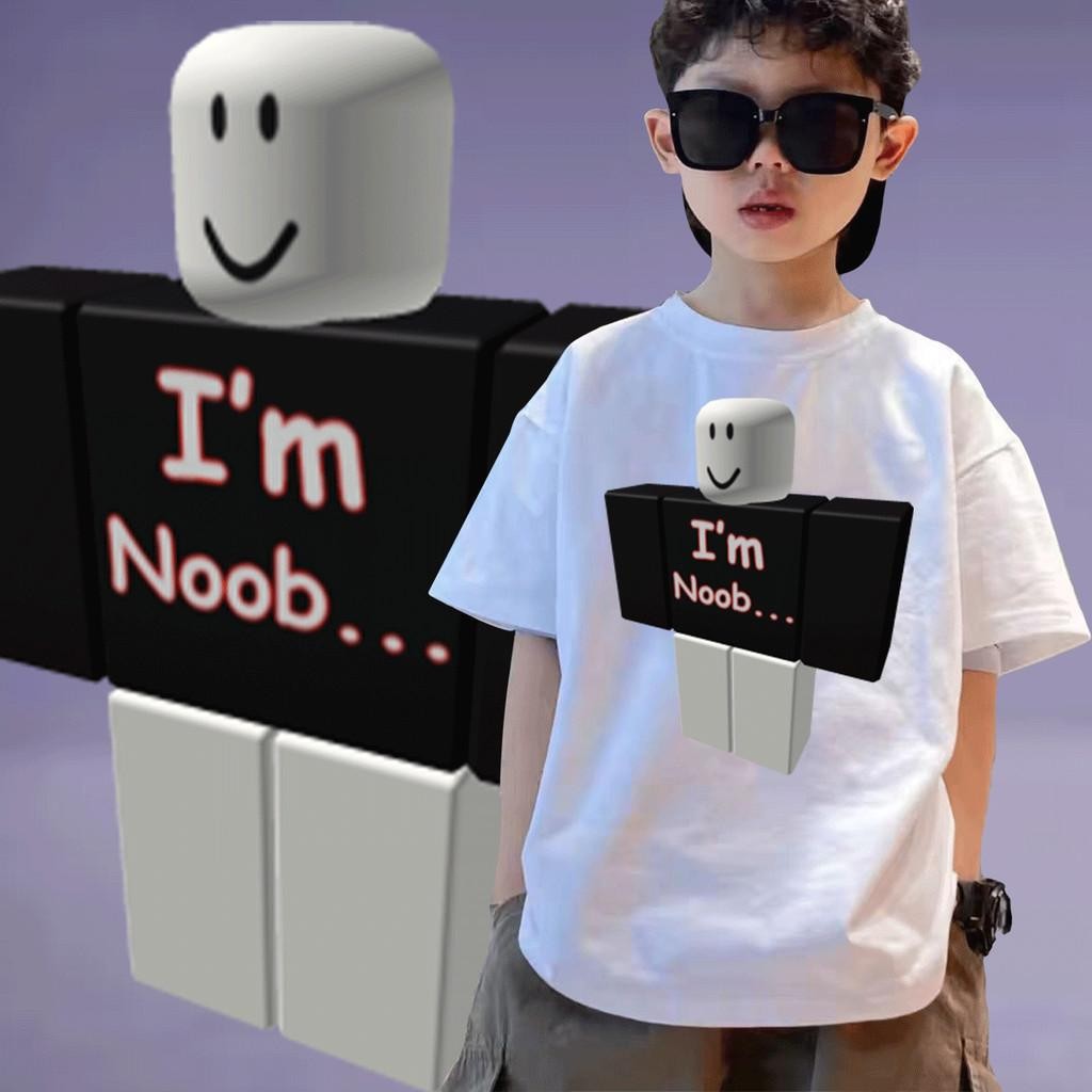 เสื้อยืดเด็กสายเกม Roblox ลาย “Oof I’m Noob” ผ้านุ่ม ใส่แล้วสบาย เหมาะ ...
