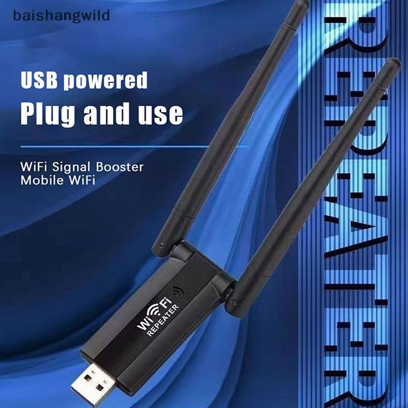 Bwth USB Wifi Repeater 300M Wi-Fi สัญญาณ Booster 2.4G Wireless Extender Wi Fi อะแดปเตอร์สําหรับ ...