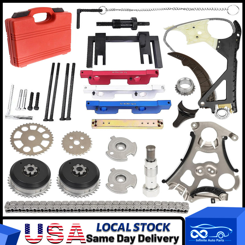 ชุดเครื่องมือโซ่ไทม์มิ่งพร้อมชุดเครื่องมือเพลาลูกเบี้ยว สำหรับ BMW N51 ...