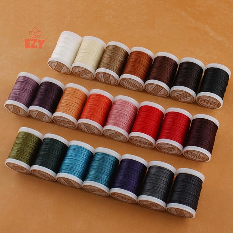 EZY 2021 Leather Craft Sewing Leather Round Wax Thread 0.6 mm Round Wax ...