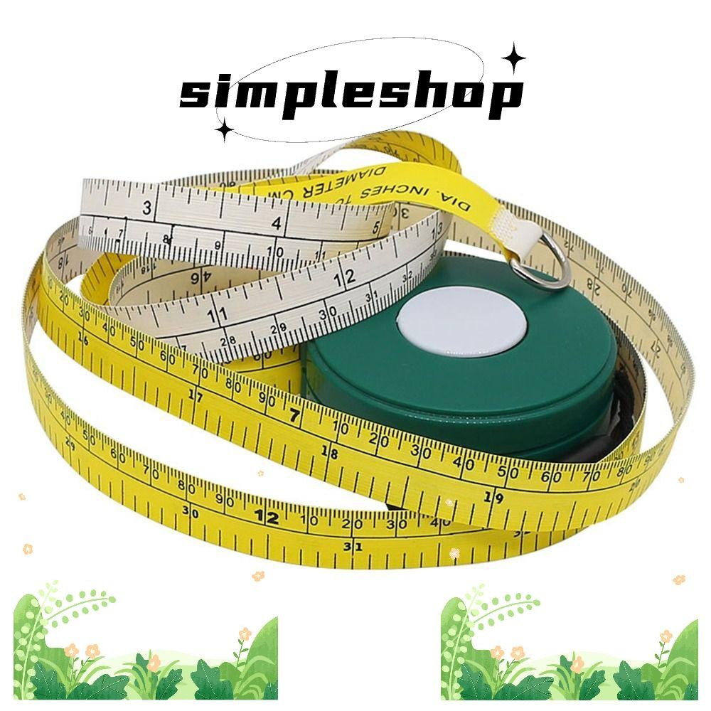 SIMPLESHOP เทปวัด, Retractable 2 เมตร 79 นิ้วความยาวเทปวัด, การวัด PVC Soft เส้นผ่านศูนย์กลาง ...