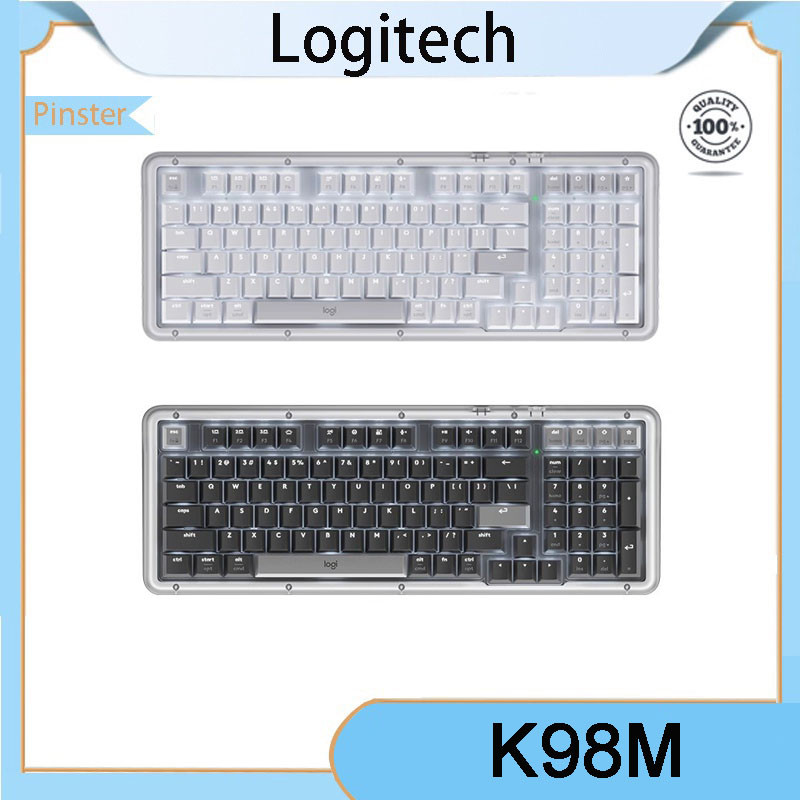 Logitech K98M คีย์บอร์ดไร้สาย 98% Hot swappable GASKET คีย์บอร์ดเกมแบบกําหนดเอง | Shopee Thailand