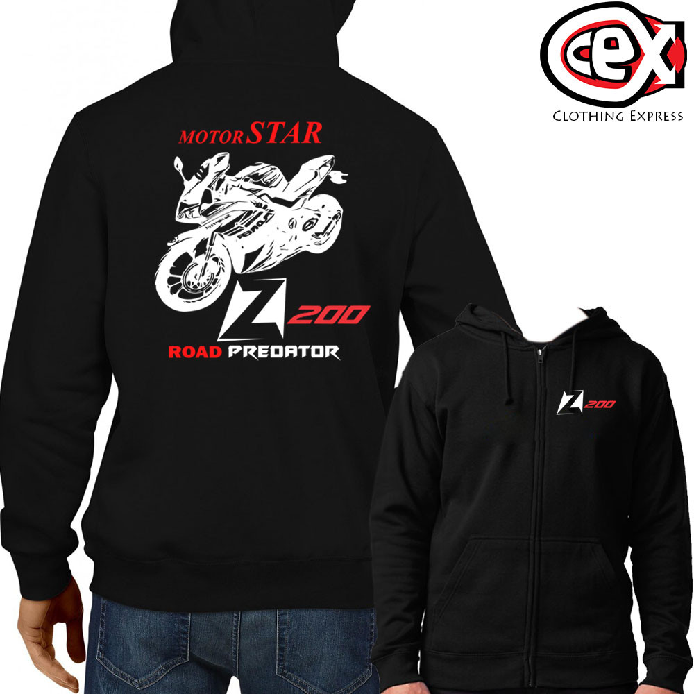 Motorstar Z200s Z200x Vinyl Class เสื้อแจ็คเก็ตมีฮู้ดมีซิป สำหรับปรับ ...