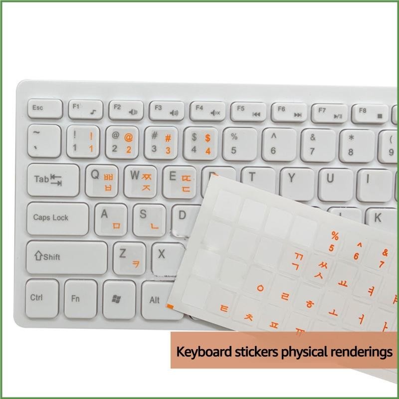 BON PVC Desktop Keyboard Sticker สติ๊กเกอร์คีย์บอร์ดเกาหลี เปลี่ยน ...