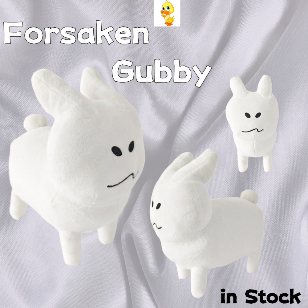 พลัส ในสต็อก Roblox Forsaken Gobby Plush สนุกกระต่ายสีขาวแมวตุ๊กตา ...
