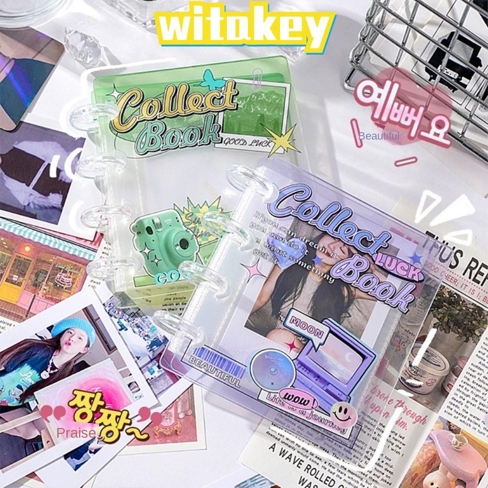 อัลบั้มการ์ด WITAKEY, Mini 3 นิ้ว Photocard Binder, INS PP Love พร้อมการ์ดไอดอลภายใน 20 หน้า ...
