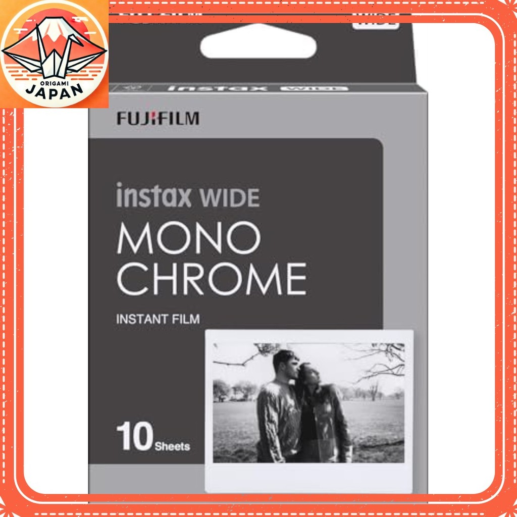 Instax Fujifilm Instant Camera Cheki Wide Film 10 แผ่นขาวดำ Instax ...
