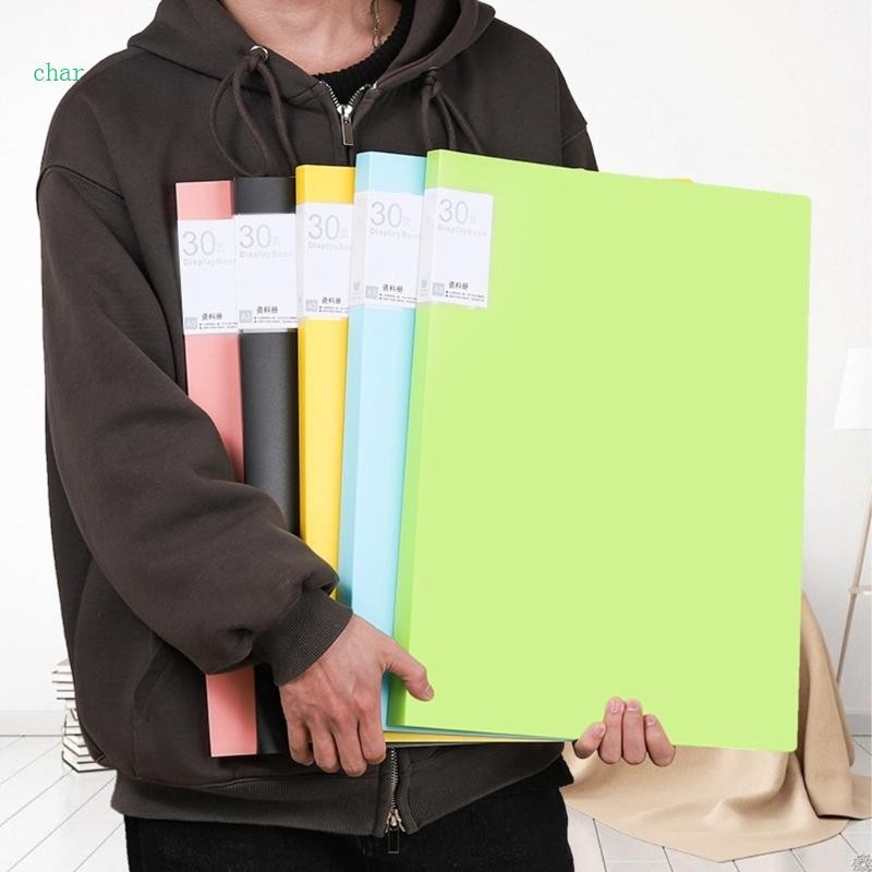 Char A2 A 3 4K Display Folders Presentation Folder with Plastic Sleeves ...