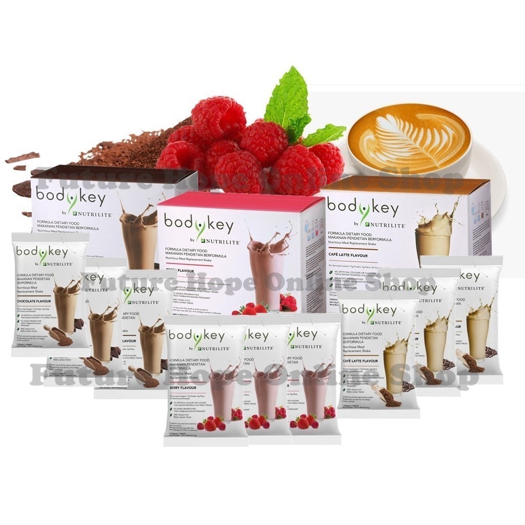 Nutrilite BodyKey Body Key Meal Replacement Shake slim fast Berry ...