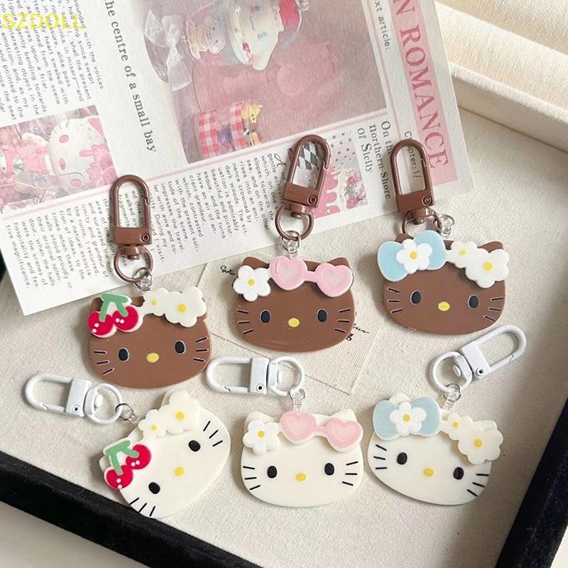 [cxSZDOLL] 1PC Sanrio HelloKitty พวงกุญแจฮาวาย Two Tone KT Creative พวง ...