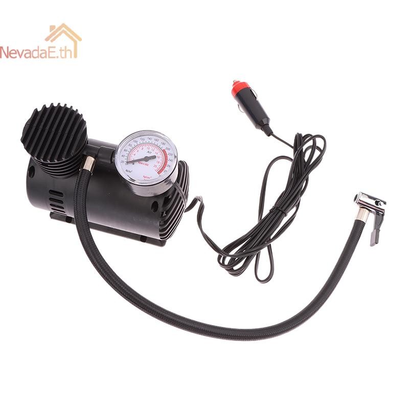 ND แบบพกพา 12V 300psi Mini Air Compressor ปั๊มยาง Tyre Inflator 15LPM ...