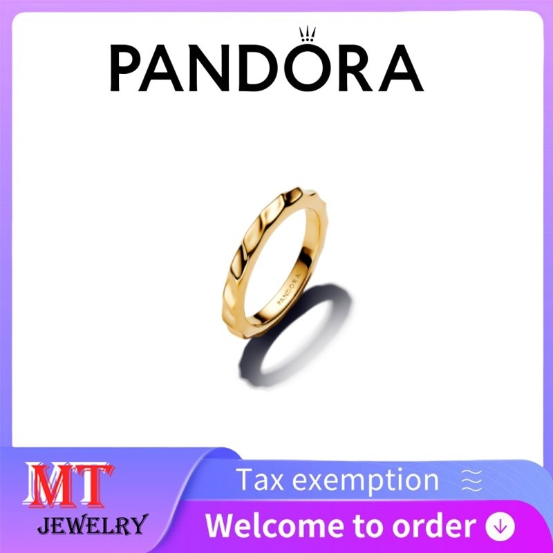 ขายดี แหวนคู่รักผู้หญิงเงินสเตอร์ลิง S925 100% เครื่องประดับแพนโดร่า DIY แหวนริปเปิ้ล 163885 ค00 ...