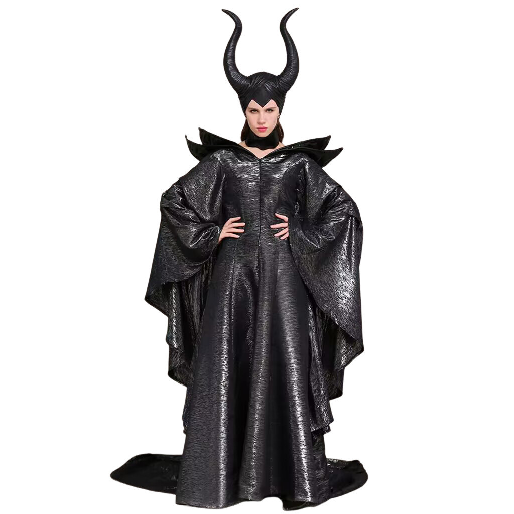 Maleficent Curse Maleficent Black Witch ฮาโลวีนผู้ใหญ่เครื่องแต่งกาย ...