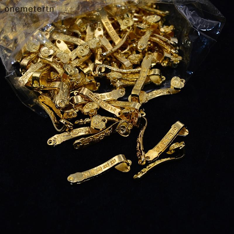 Oyr 10pcs จีน Amulet หัตถกรรม Golden มงคล Ruyi ของขวัญบ้าน Feng Shui ...
