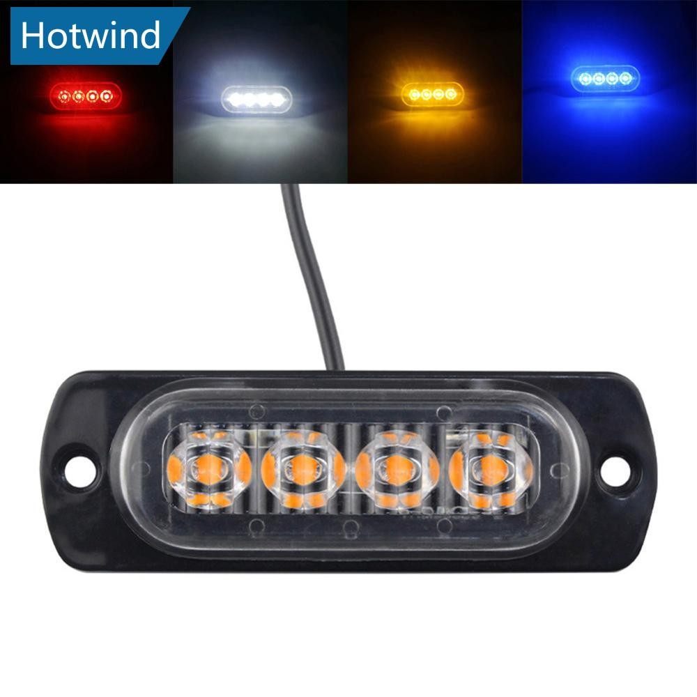 HW 1 PC 12V 24V 4Leds ไฟเตือนรถ Grill Breakdown Light รถบรรทุก Trailer ...