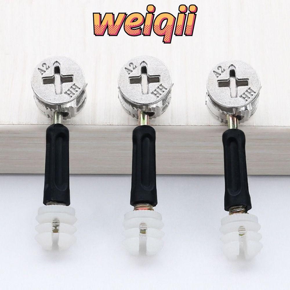 WEIQII ขั้วต่อเฟอร์นิเจอร์ Self Tapping Rod สามในหนึ่งเดียวโต๊ะ Link ...