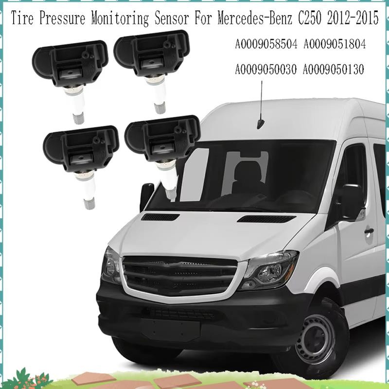 เซ็นเซอร์ตรวจสอบความดันยาง Super 4 ชิ้นสําหรับ - C250 2012-2015 ...