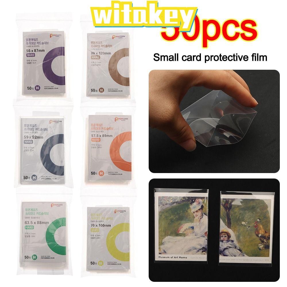 WITAKEY 50 ชิ้น Photocard Holographic ฟิล์มกันรอย, เครื่องเขียน 3 นิ้ว Kpop การ์ดแขน, อัลบั้ม ...