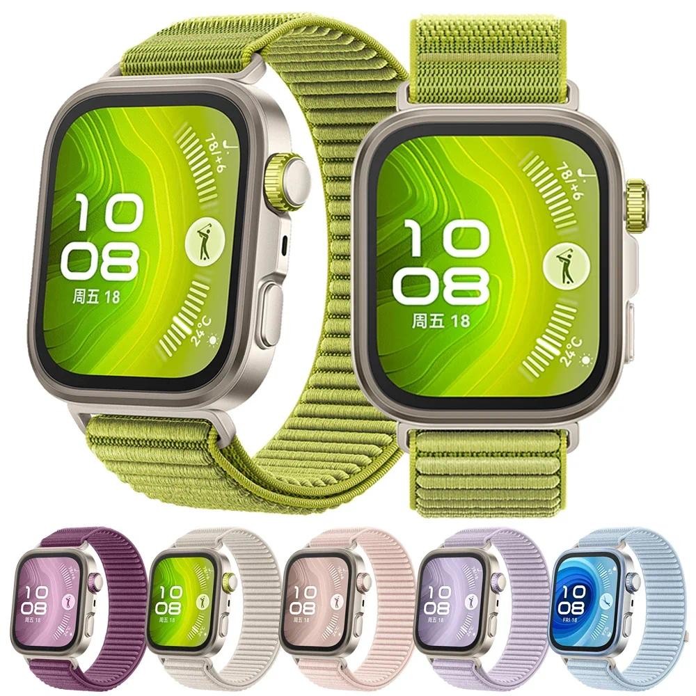 Field Nylon Loop สําหรับ Huawei Watch Fit 4 Pro ทอกีฬา Smartwatch สาย ...