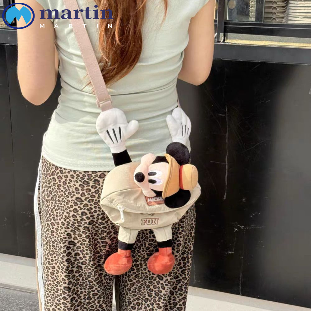MARTIN กระเป๋าคาดหน้าอกตุ๊กตามิกกี้,สไตล์ญี่ปุ่น Kawaii Mickey Mouse ...