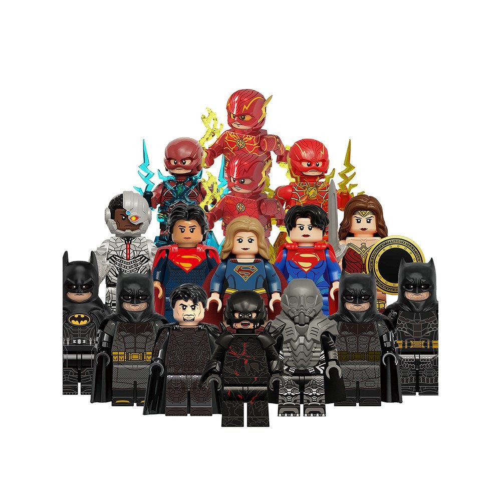 Building Block Superhero Series Superhero Supergirl General Zode Flash ...