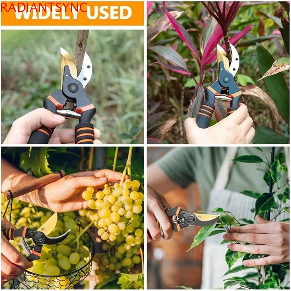 RADIANTSYNC สาขากรรไกร,ลื่นจับที่มีประสิทธิภาพสวนตัดแต่งกิ่งเฉือน,ต้นไม้Trimmersประหยัดแรงงานทน ...