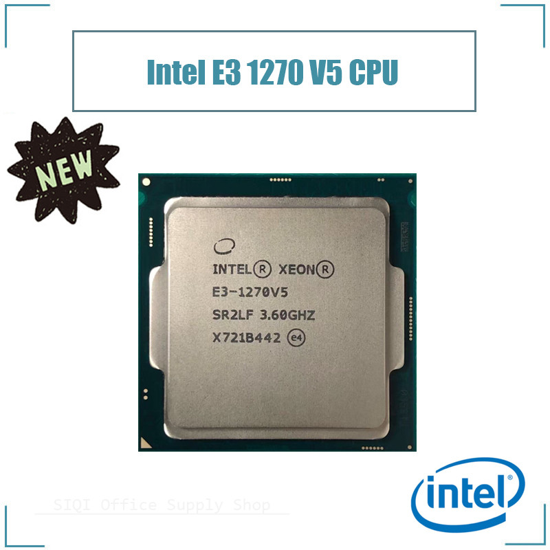 เมนบอร์ด Cpu Intel Xeon E3 1270 V5 รองรับโปรเซสเซอร์ Cpu LGA1151 Quad-core 3.6GHz | Shopee Thailand
