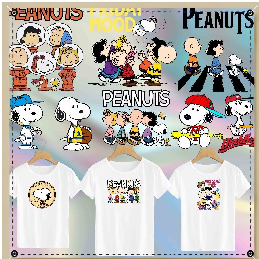UV519 Dtf สติ๊กเกอร์สกรีนขนาด 14 ซม. SNOOPY THEME | Shopee Thailand