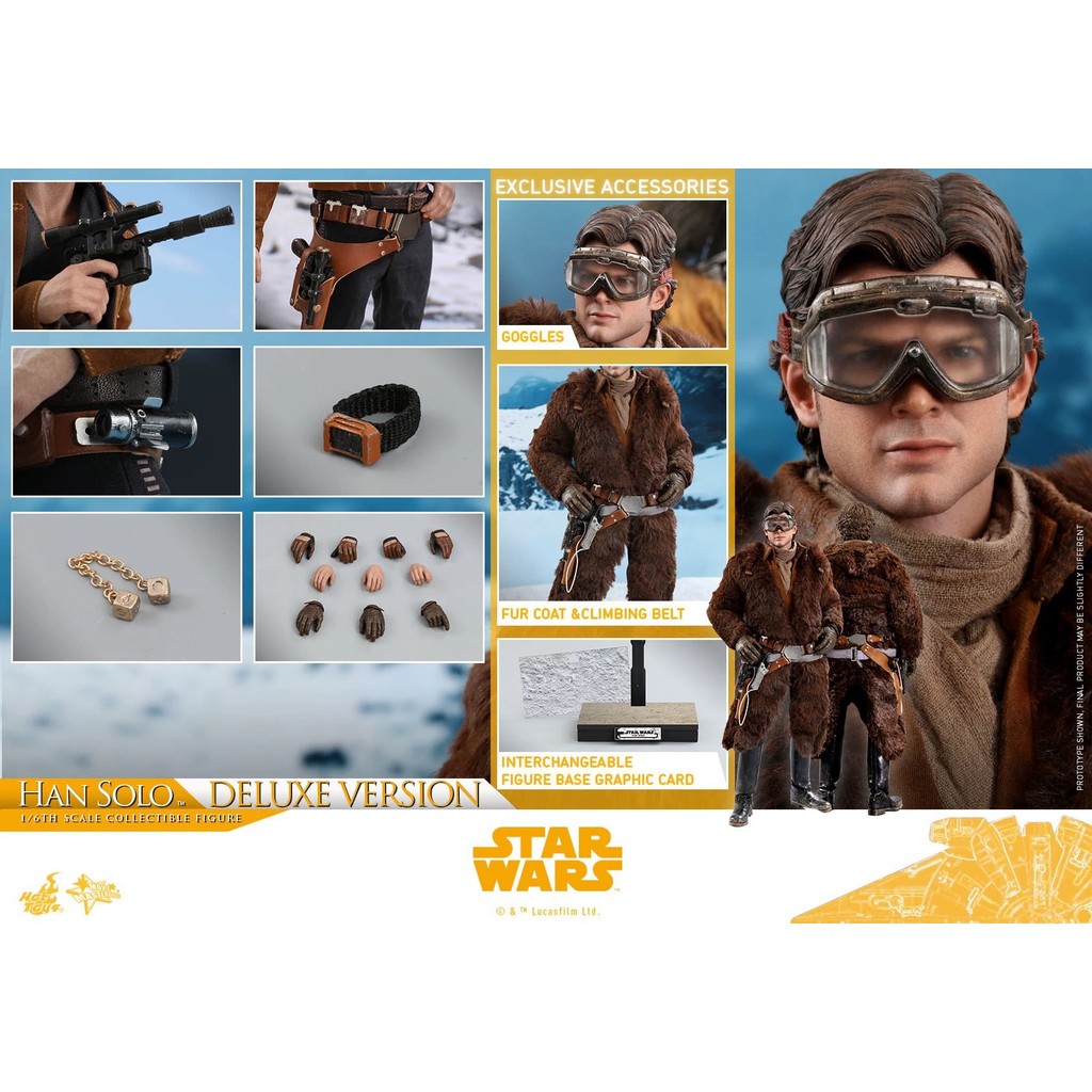 Hot Toys MMS492 Solo: A Star Wars Story – Hans Solo 1/6th Scale ...
