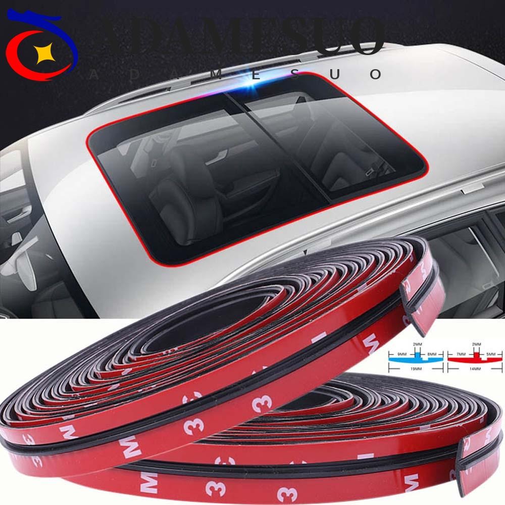 ADAMESUO แถบปิดผนึกขอบกระจกหน้ารถอุปกรณ์เสริมฉนวนเสียงรบกวนซีลป้องกันสติกเกอร์รถ | Shopee Thailand