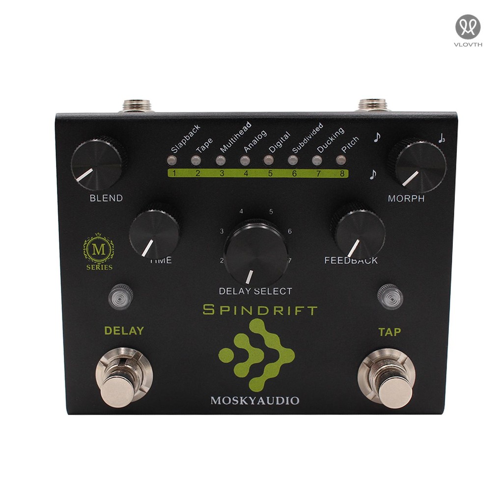 MOSKYAudio Delay Tap Dual Flm - Delay Pedal Flm Delay Bass Tap Dual ...