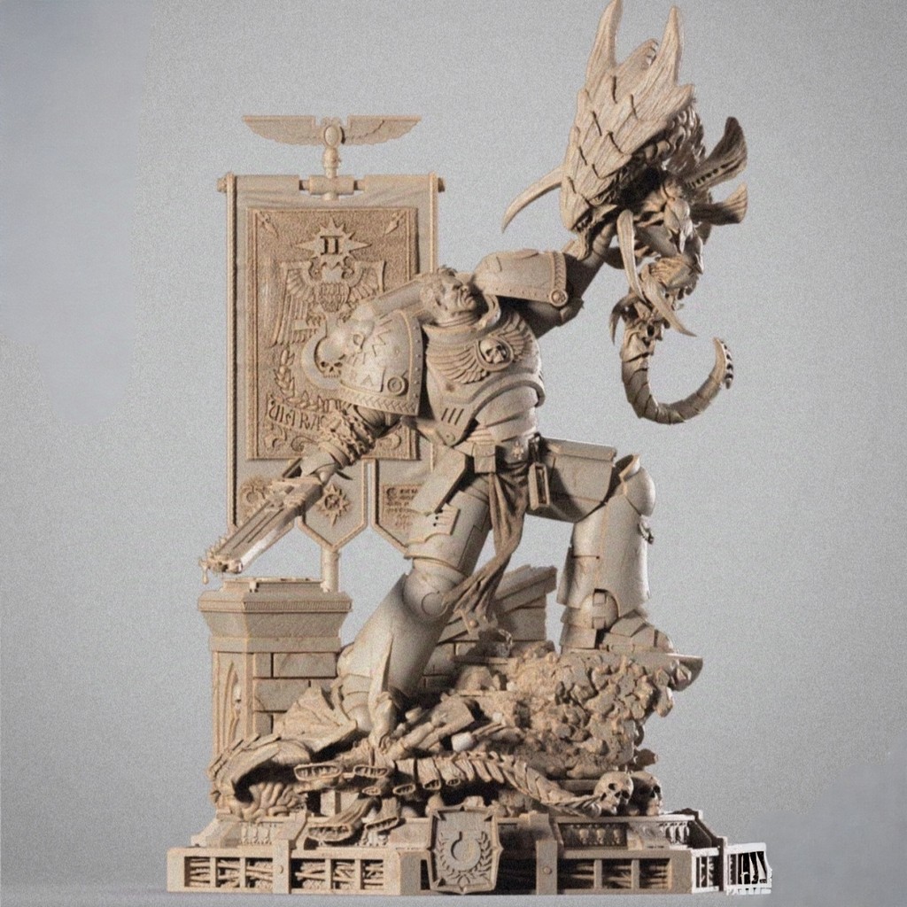 Warhammer 40K titus titus Third Party รูปรูปปั้นสินค้า GK เคลือบเรซิ่น ...