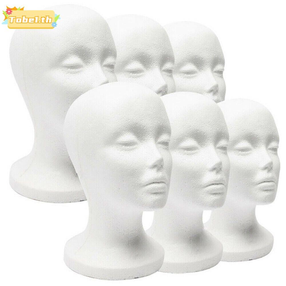 TOBE1 โฟม Mannequin Home Living Rack แว่นตากว้างหมวกขาตั้งจอแสดงผล ...