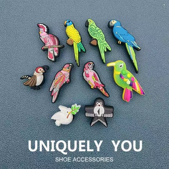 Jibbitz Bird series รองเท้า charms DIY คุณภาพสูง อุปกรณ์เสริมรองเท้า ...