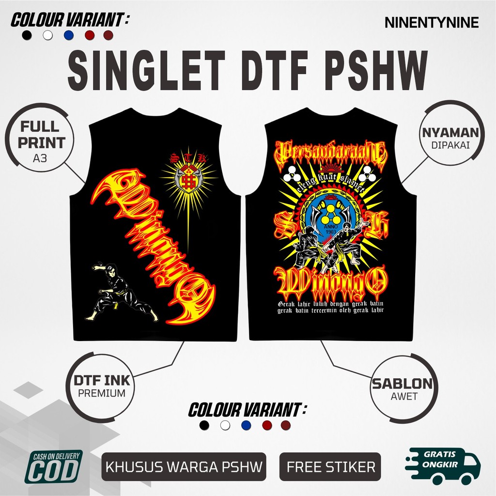 SH Winongo Eling Strong Slamet Brotherhood เสื้อกล้ามเสื้อยืด By nine ...