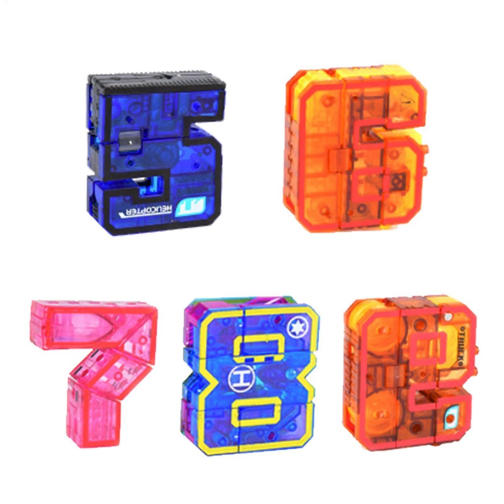 Number Robots Number Robot Transforming Action Figure Number Robots ...